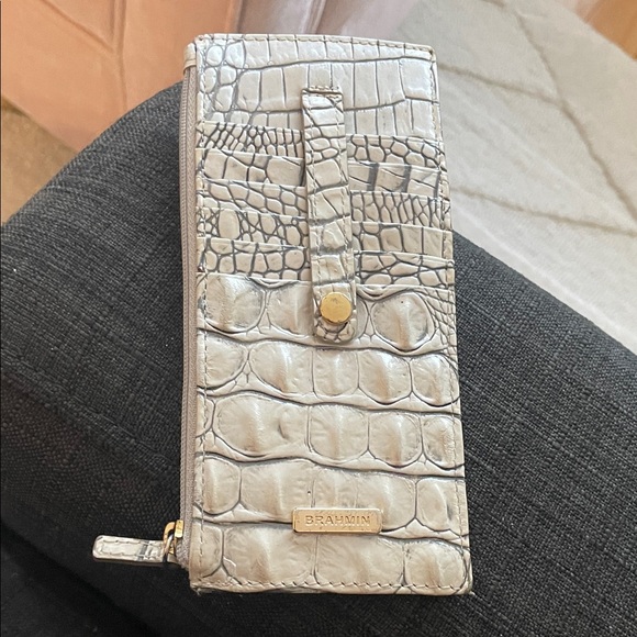 Brahmin | Bags | Brahmin Birch Mini Melbourne Leather Credit Card ...